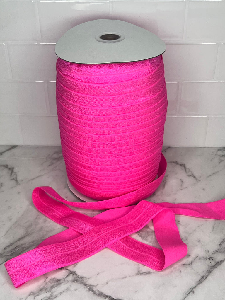 Foldover-Elastic-25mm-Passionfruit Pink – Phoenix Fabrics