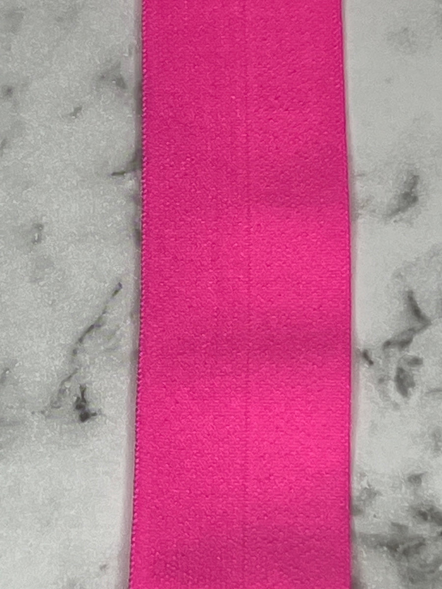 Foldover-Elastic-25mm-Passionfruit Pink – Phoenix Fabrics